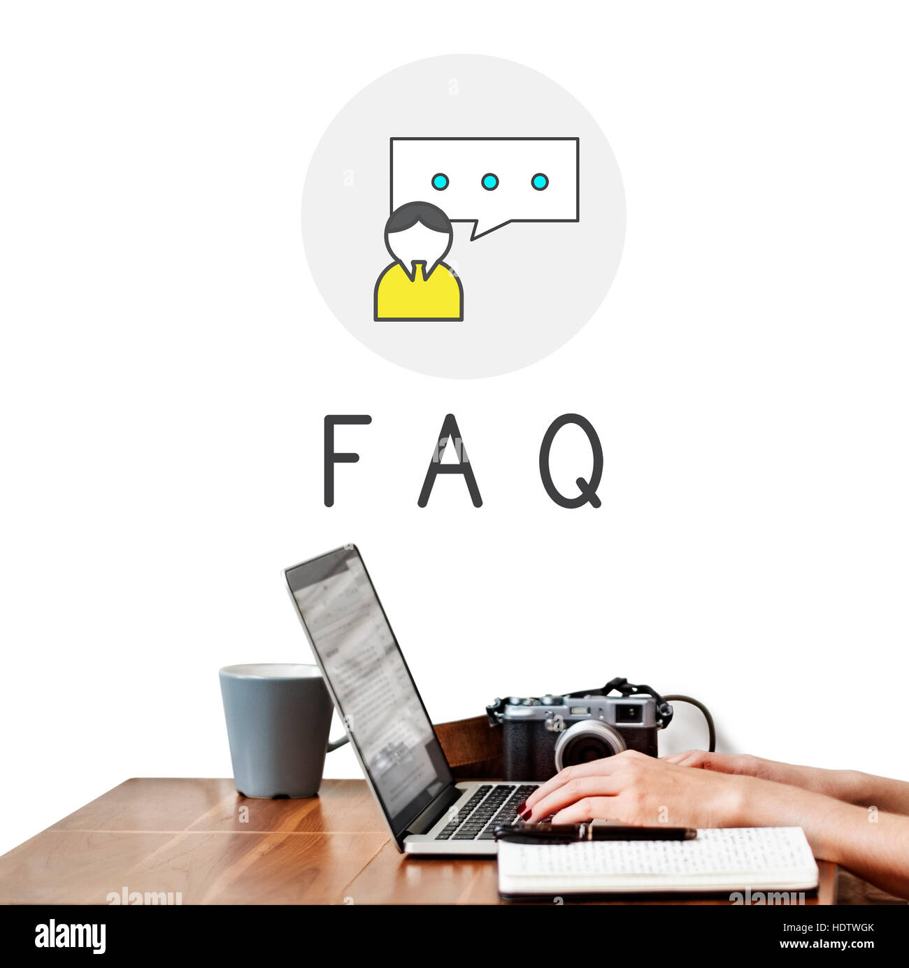 Questions Help Service Concept Stock Photo - Alamy