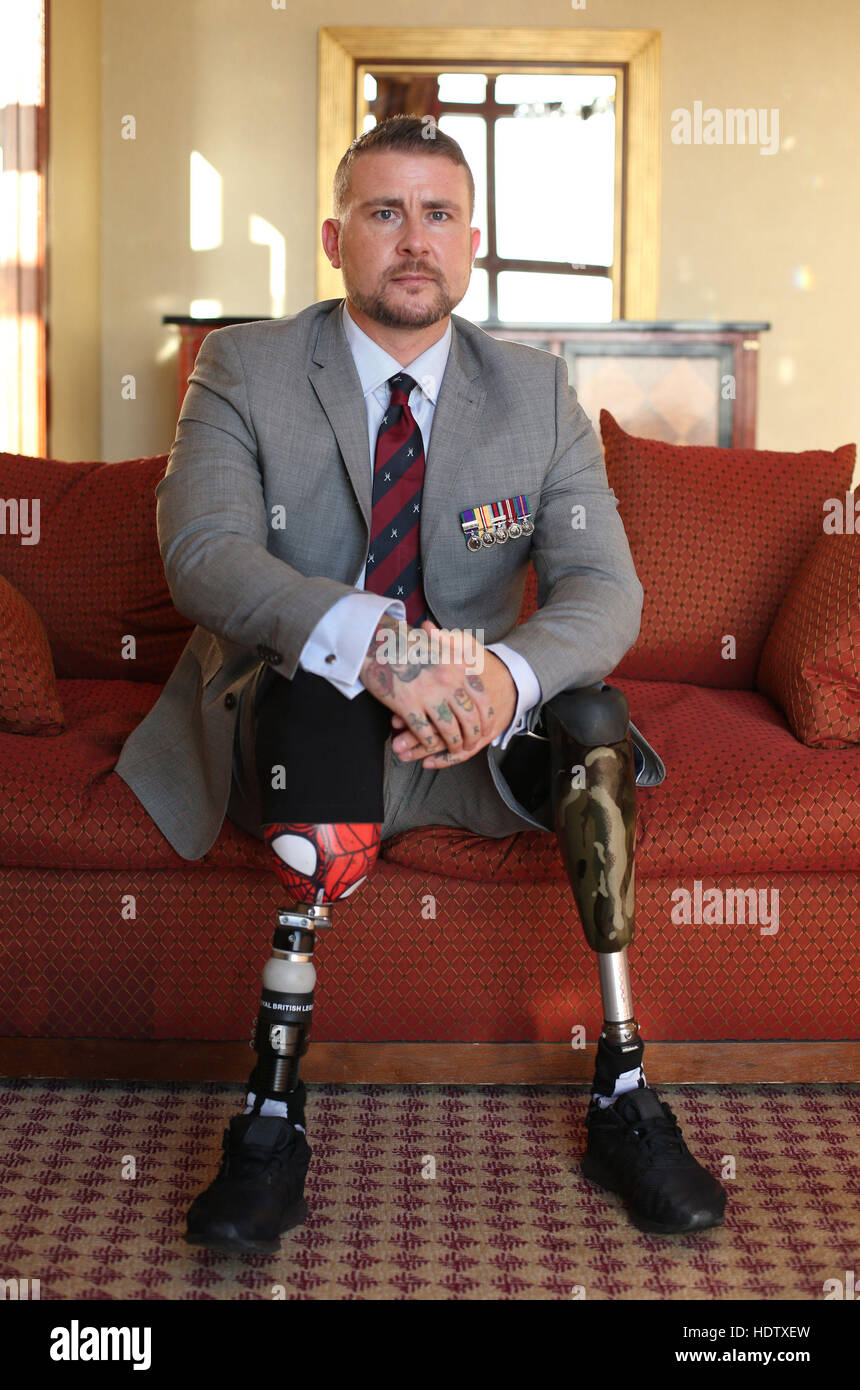 Retired Corporal Stuart Robinson, who is a nominee for a Millie, The ...