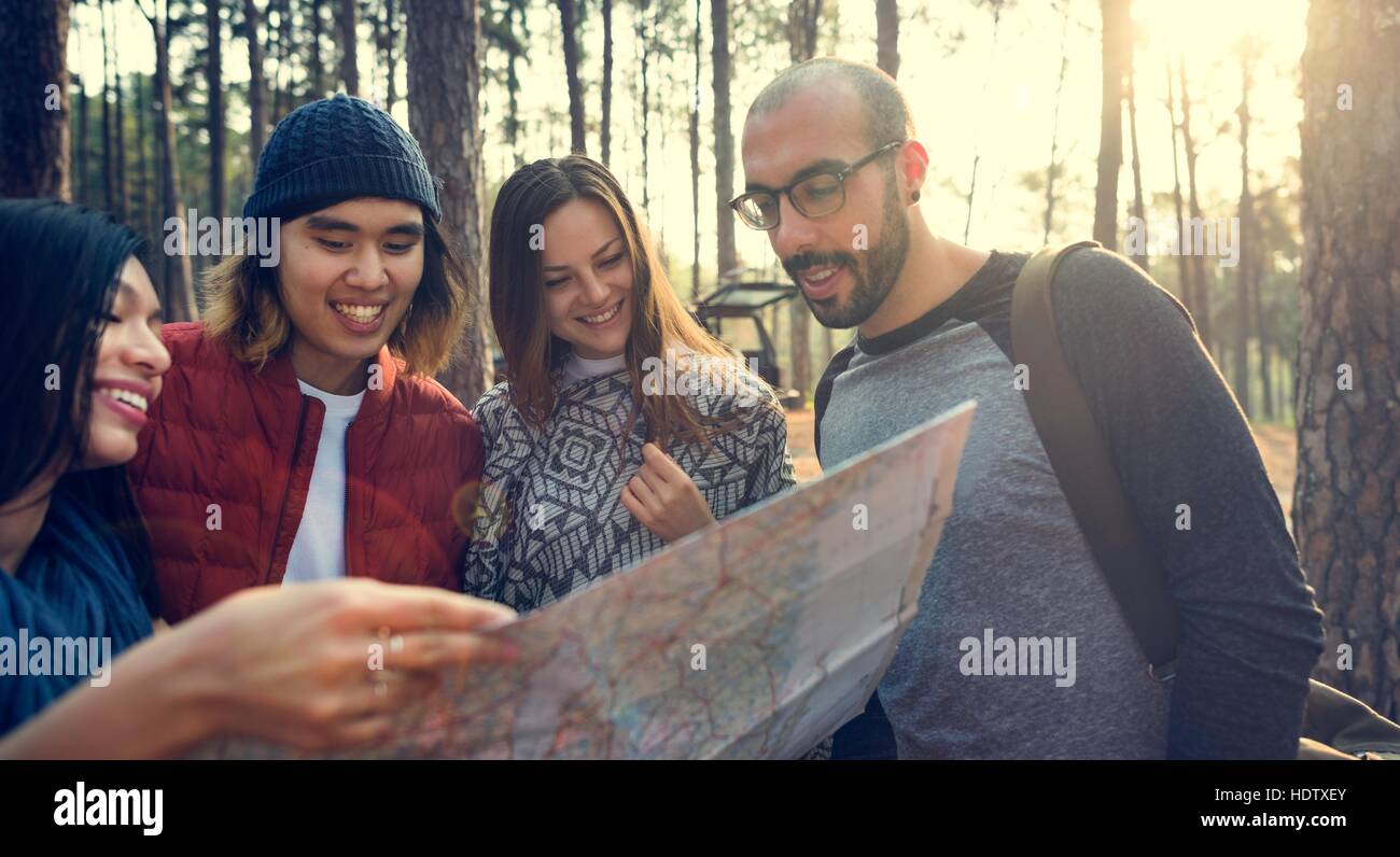 Group of People Traveling Concept Stock Photo - Alamy