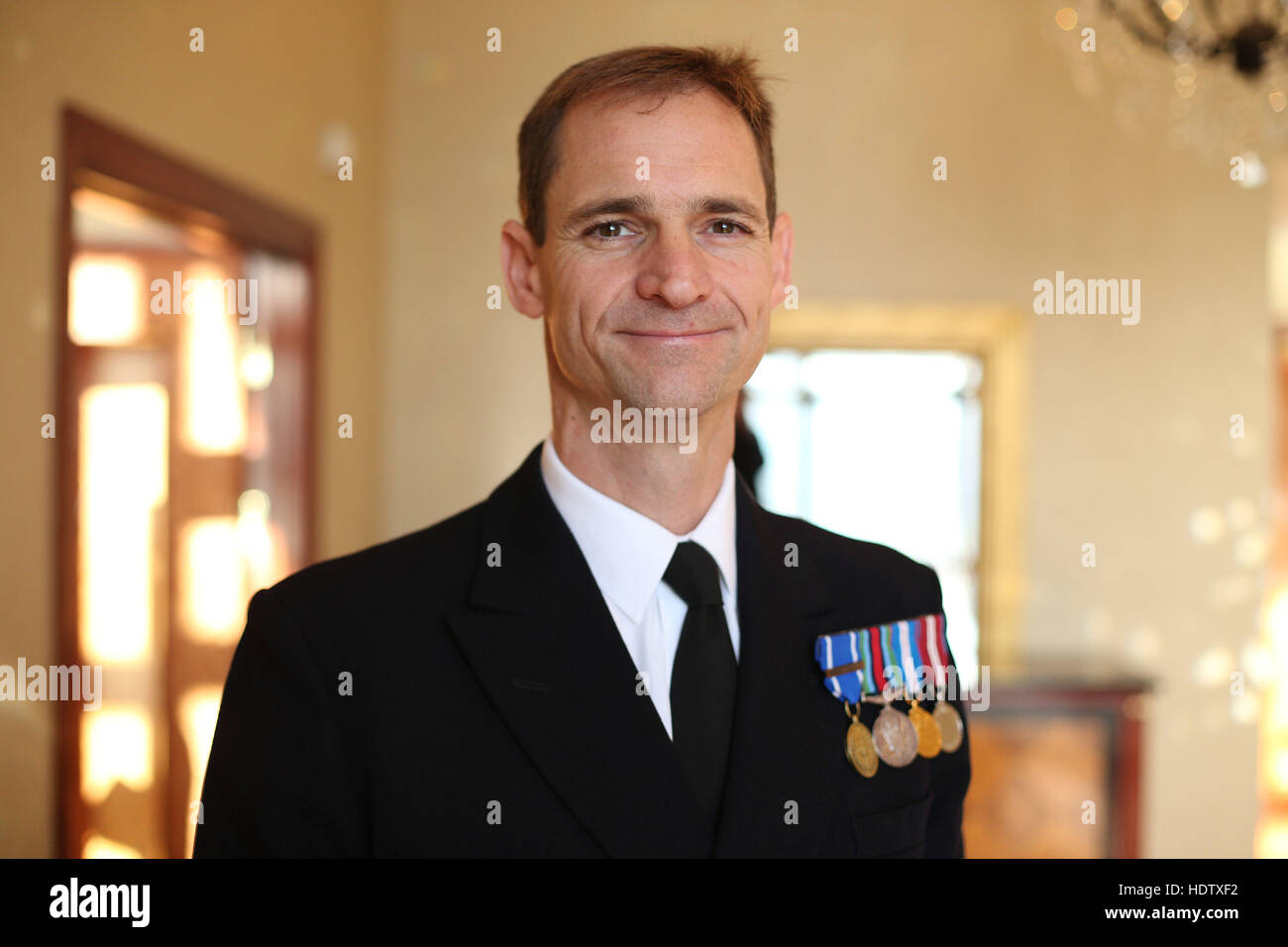 Commodore Mark Vartan of HMS Enterprise, who is a nominee for a Millie ...