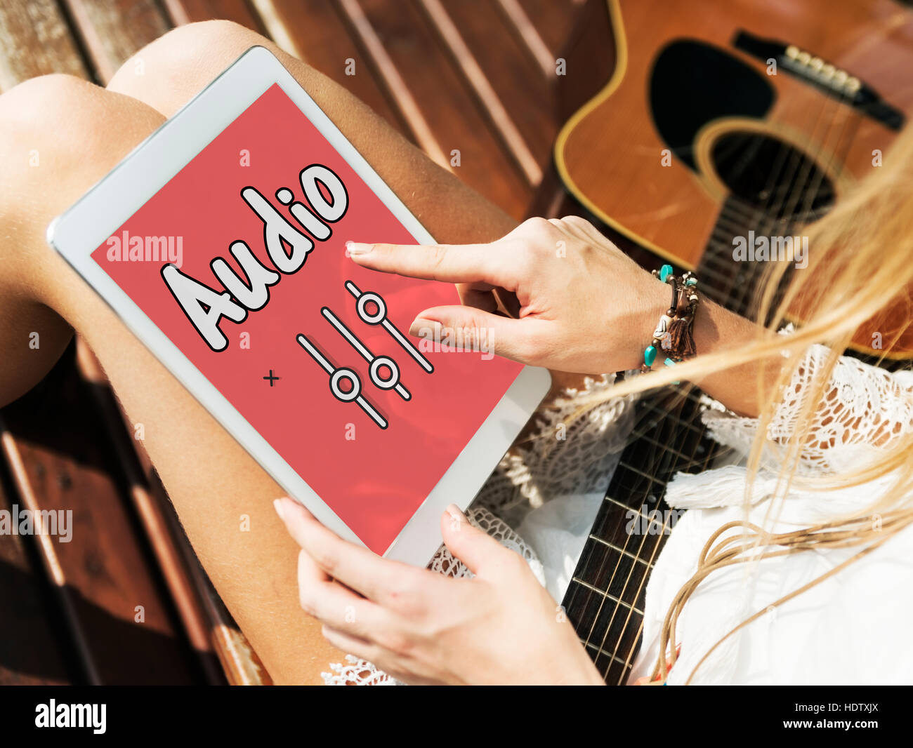 Multimedia Music Broadcast Technology Concept Stock Photo - Alamy