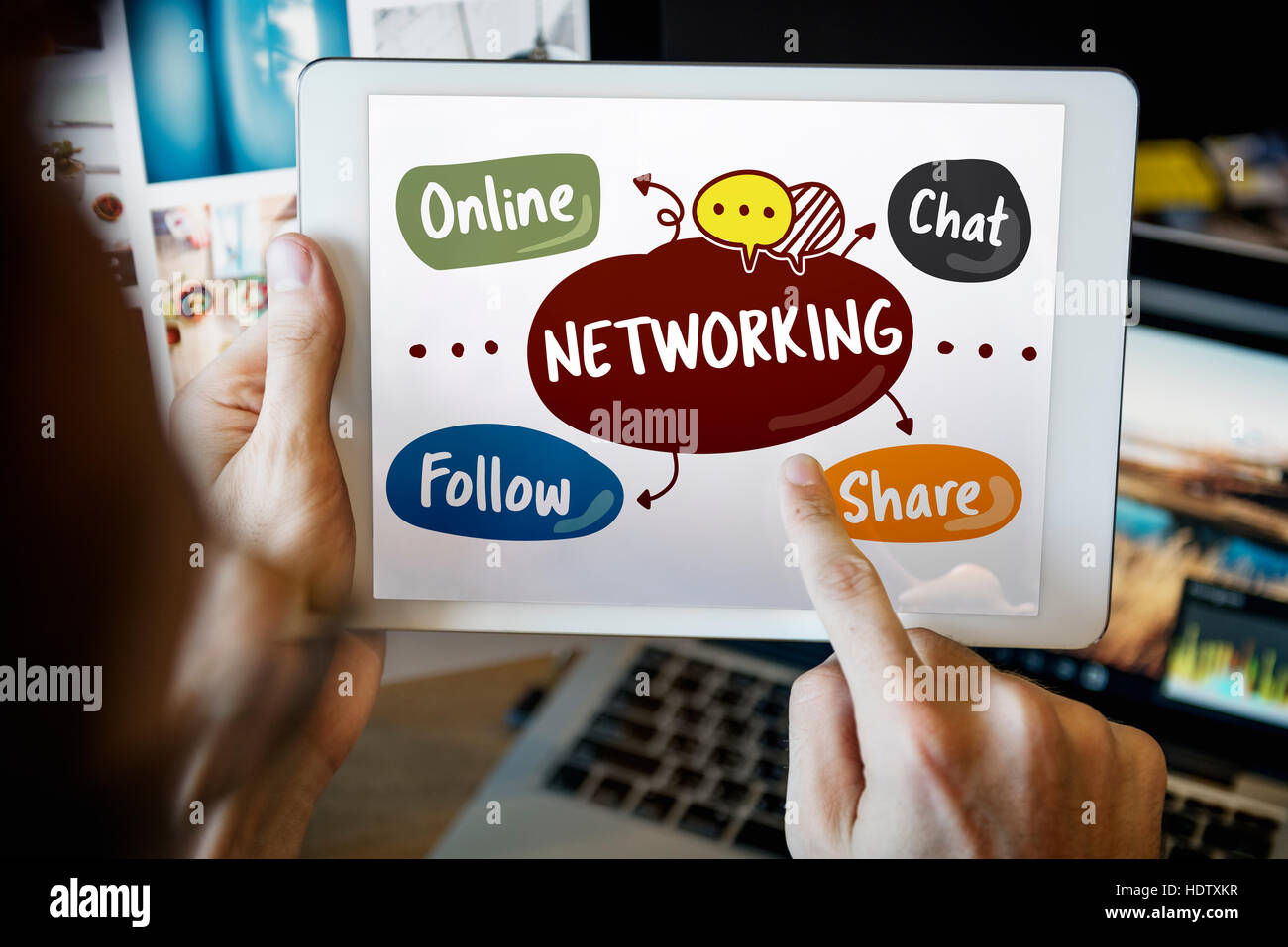 Social Media Word Diagram Concept Stock Photo - Alamy