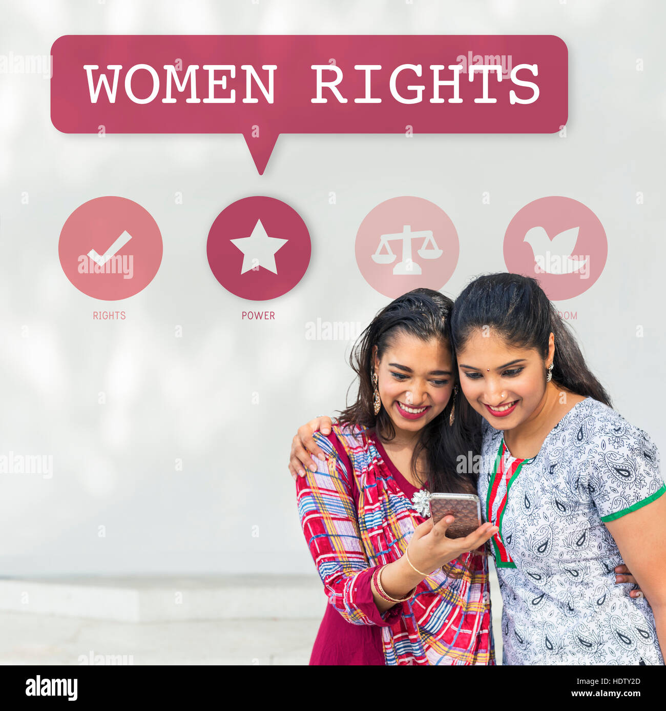 Women Rights Equality Opportunities Fairness Feminism Concept Stock ...