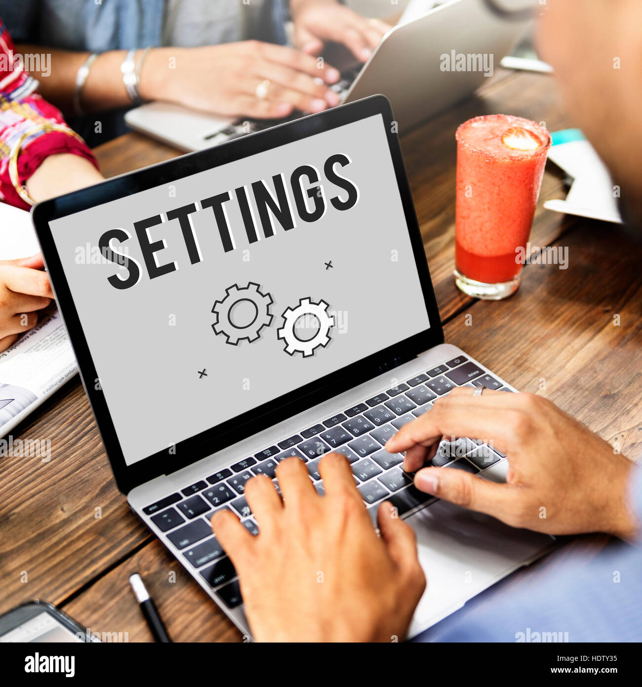 Configuration Setup System Concept Stock Photo - Alamy