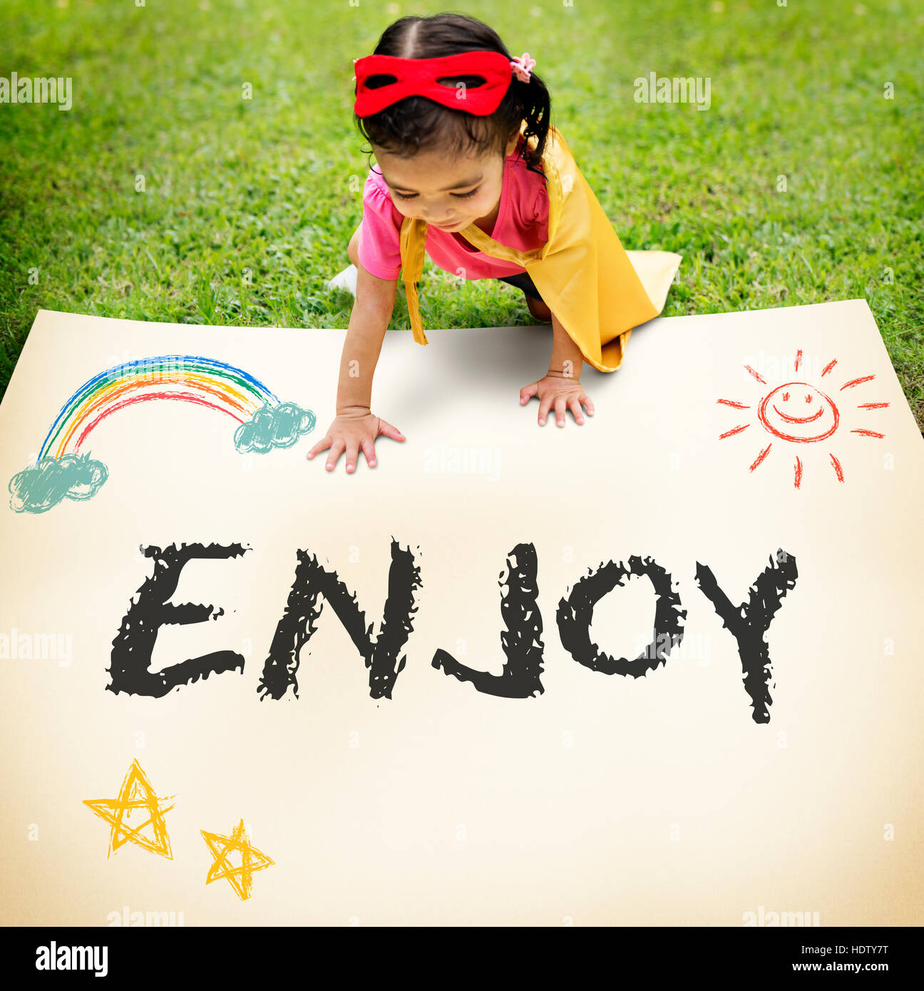 Kids Childhood Enjoy Fun Play Activity Concept Stock Photo - Alamy