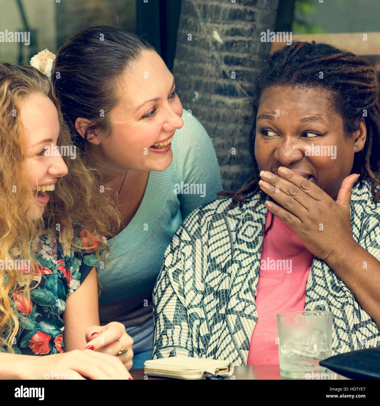 Group Of Women Talking Communication Concept Stock Photo - Alamy