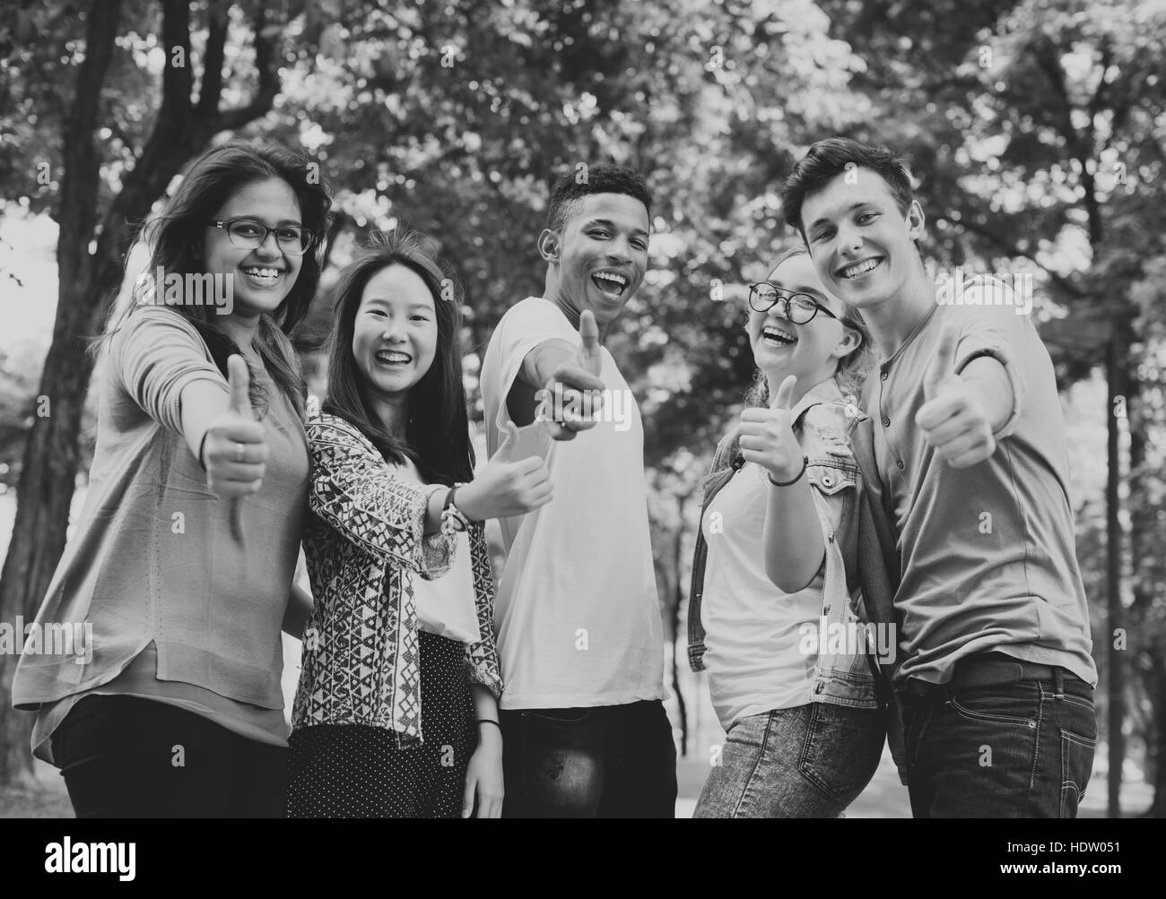 Diverse Group Young People Thumb Up Concept Stock Photo - Alamy Diverse Group Young People Thumb Up Concept Stock Photo - Alamy