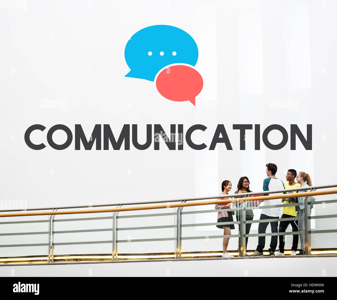 Communication Service Help Desk Concept Stock Photo - Alamy