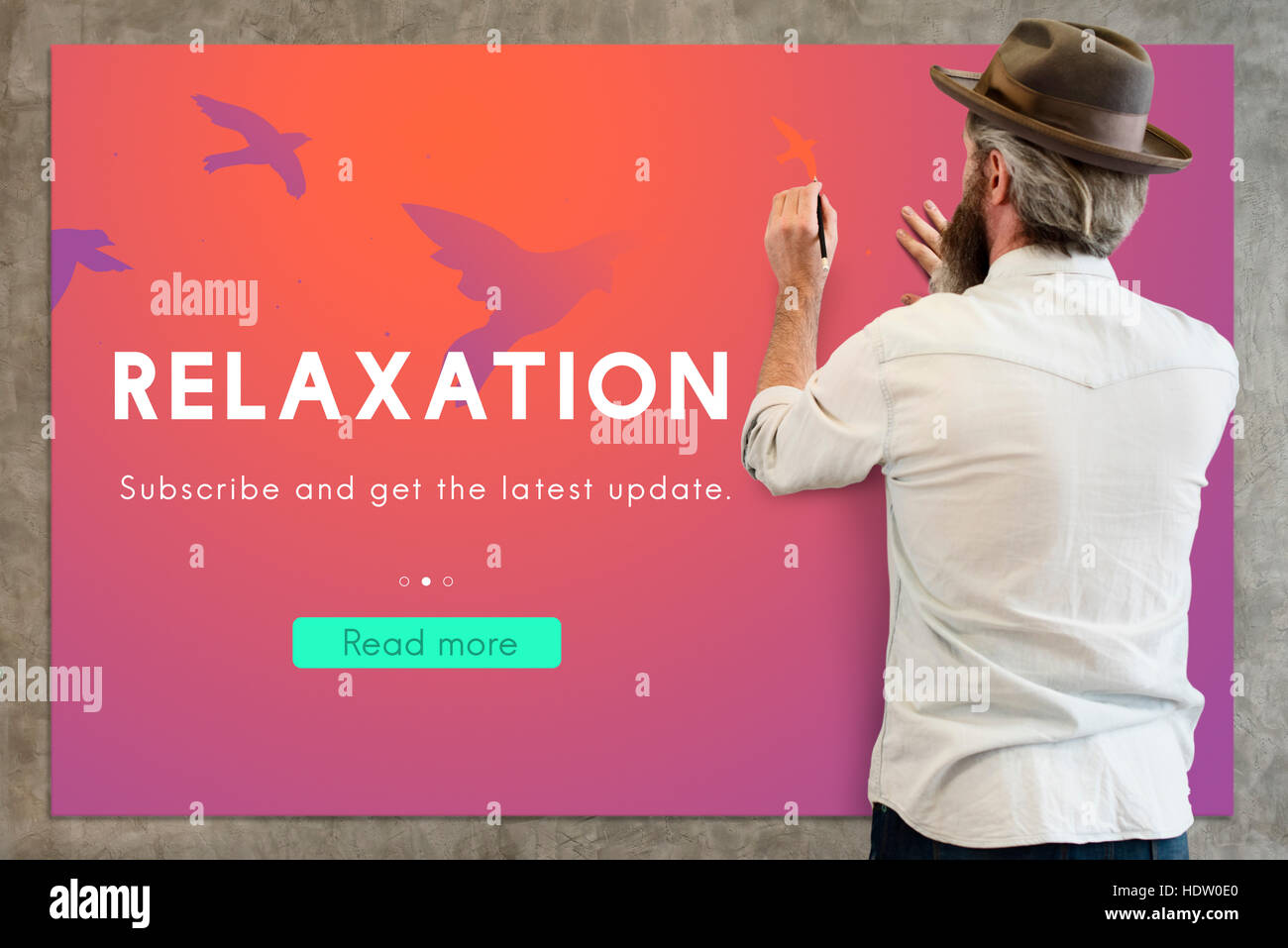 Relaxation Inspiration Peace Solitude Concept Stock Photo - Alamy