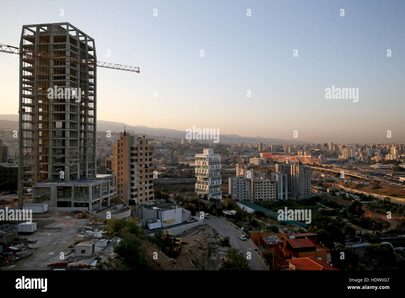 A general view of the Downtown area of Beirut city. The Scottish ...