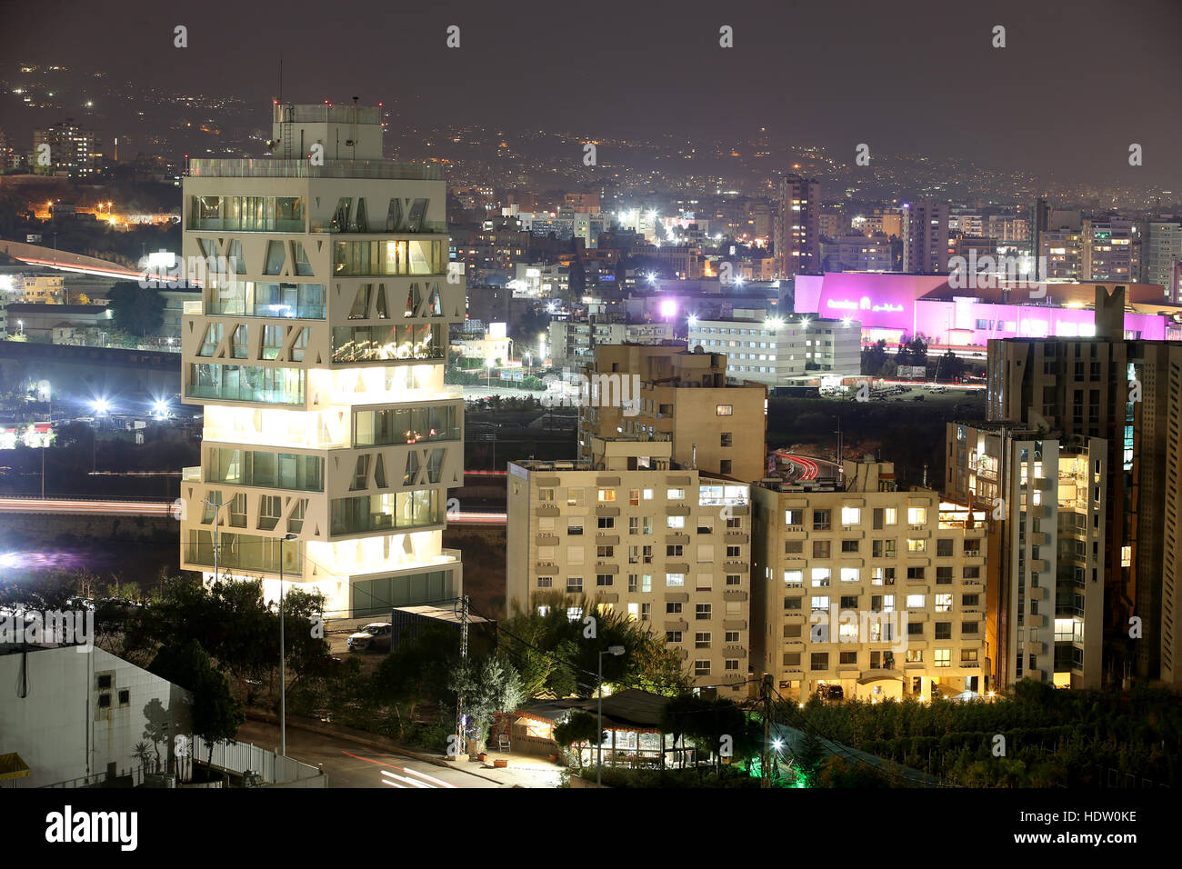 A general view of the Downtown area of Beirut city. The Scottish ...