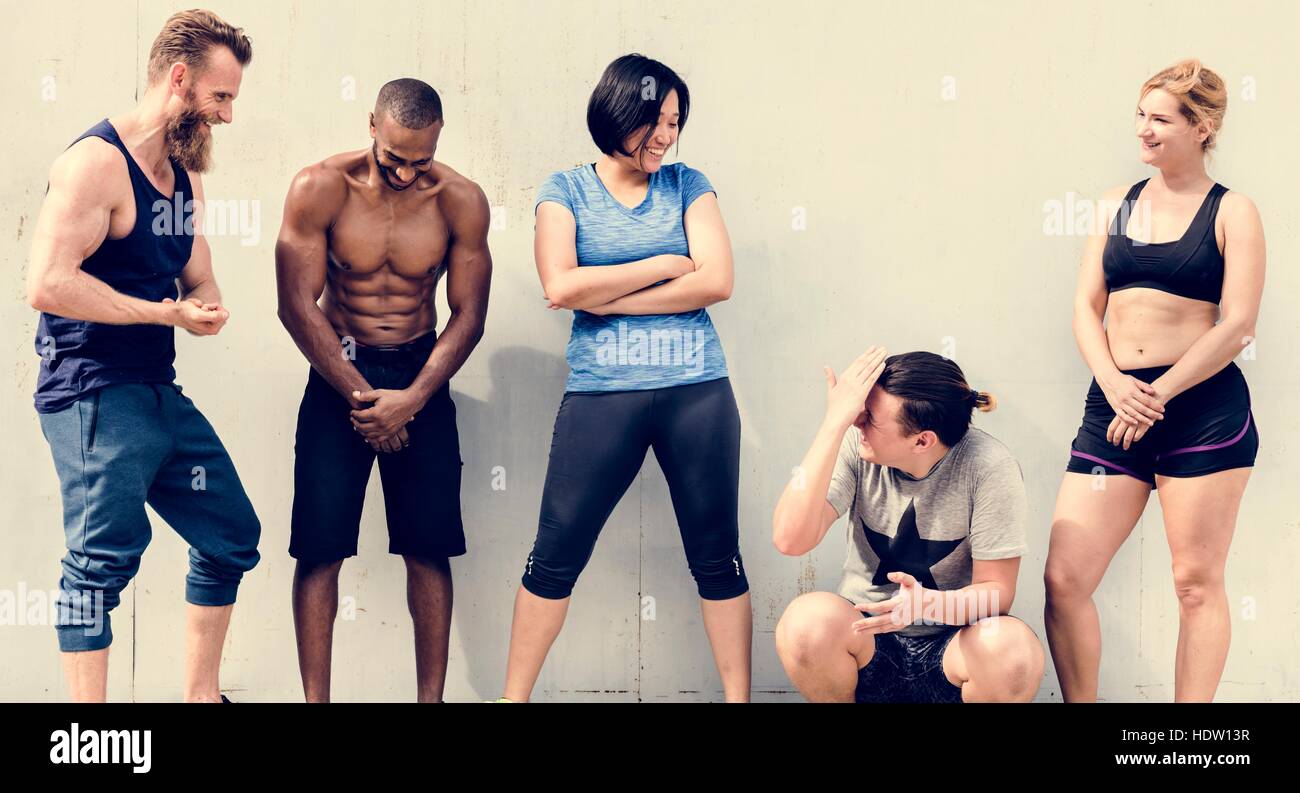 Active People Sport Workout Concept Stock Photo - Alamy