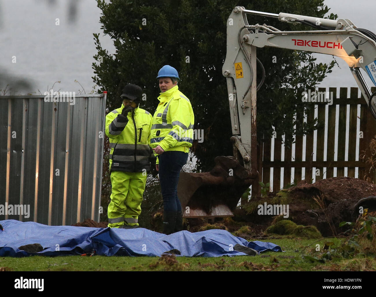 Police search a cottage and its grounds where Margaret Fleming lived in ...