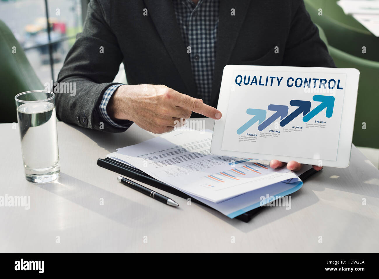 Quality Control Improvement Development Concept Stock Photo - Alamy
