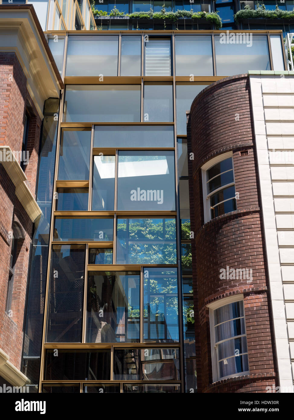 Entry atrium viewed from street level. The Old Clare Hotel, Sydney ...