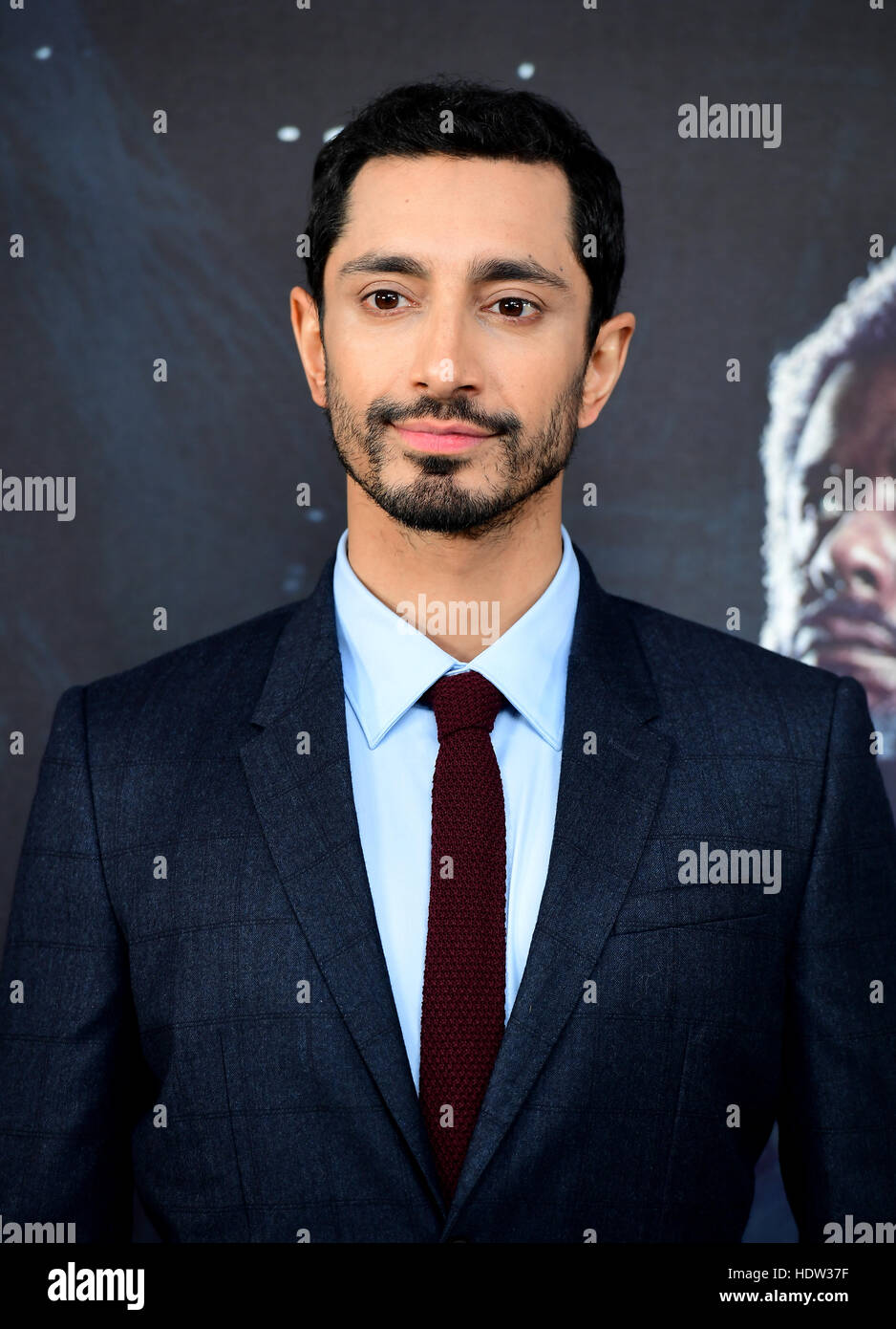 Riz Ahmed attending a special screening of Rogue One: A Star Wars Story ...