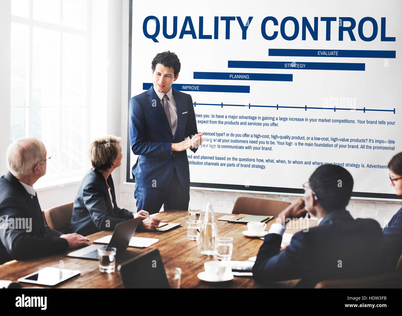 Quality Control Improve Strategy Concept Stock Photo - Alamy