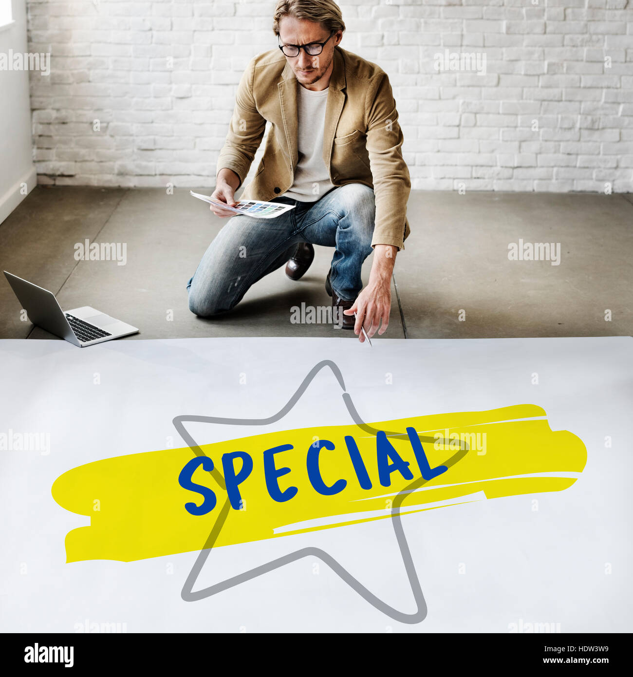 Special Unique Different Star Concept Stock Photo - Alamy
