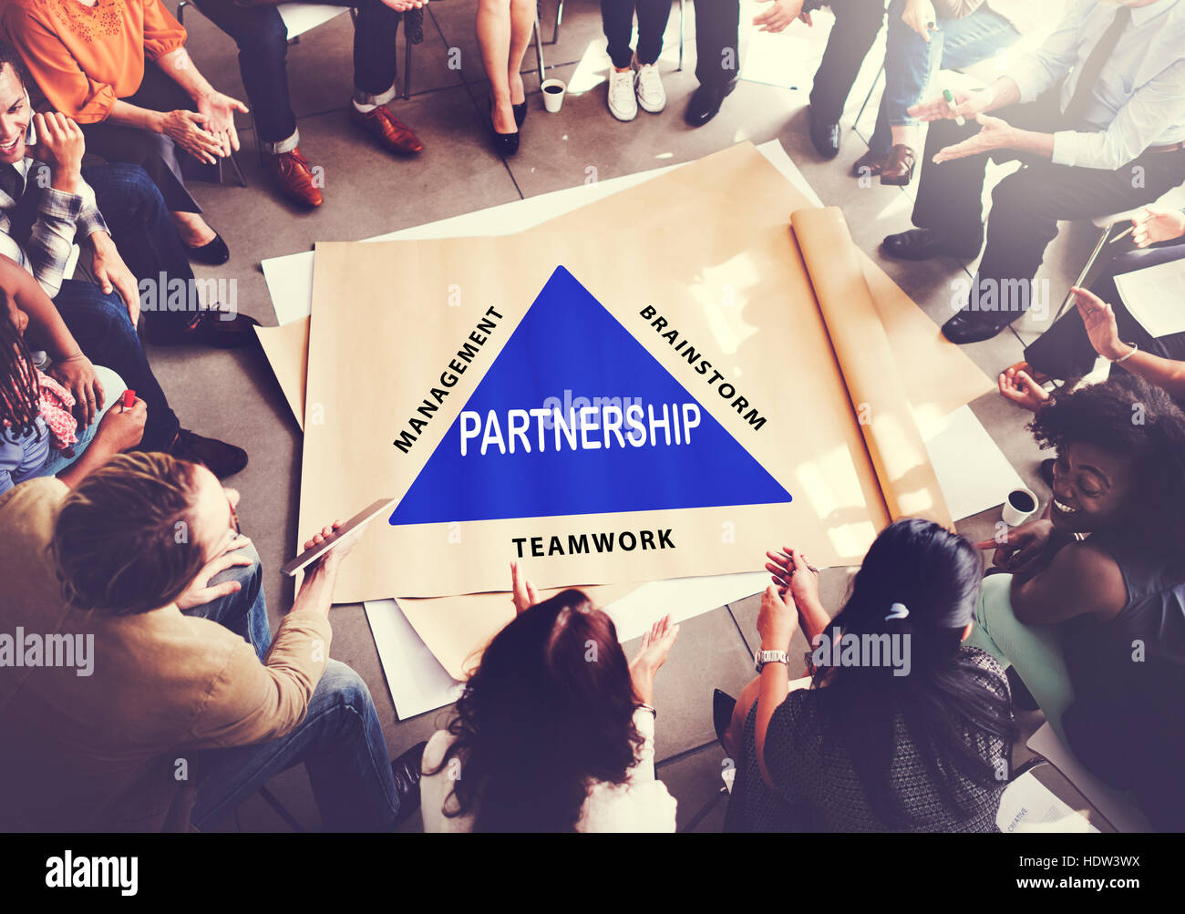 Business Corporate Collaboration Concept Stock Photo - Alamy