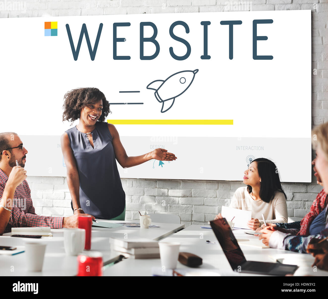 Web Design Internet Technology Concept Stock Photo - Alamy