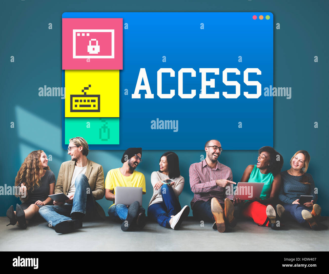 Access Connection Internet Technology Concept Stock Photo - Alamy