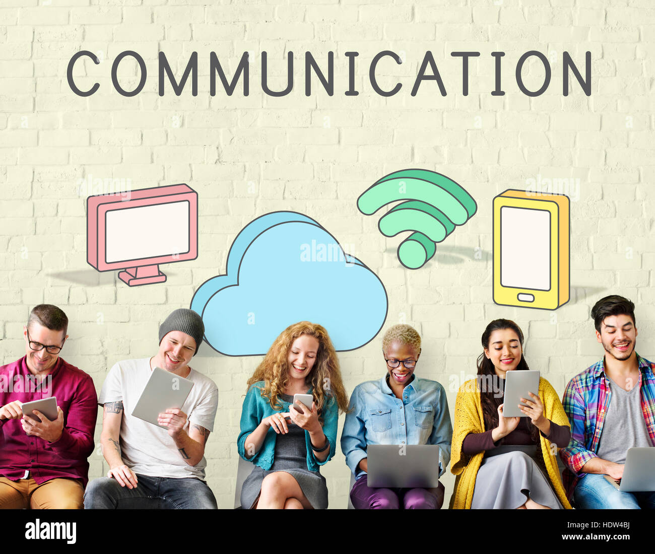 Cloud Network Communication Connection Concept Stock Photo - Alamy