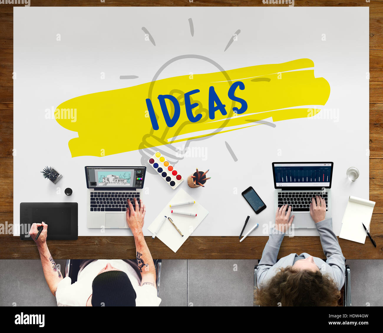 Ideas Creative Inspiration Bulb Concept Stock Photo - Alamy
