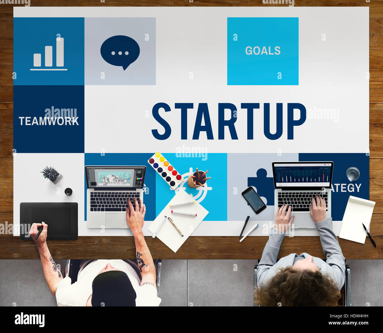 Startup Business Plan Strategy Concept Stock Photo - Alamy