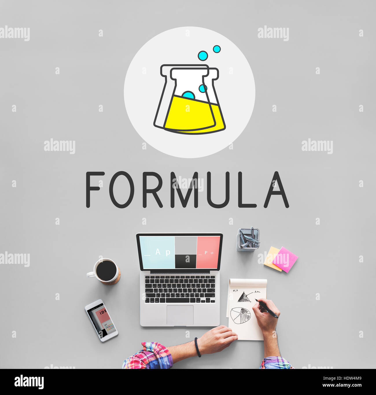 Chemical Education Experiment Formula Concept Stock Photo - Alamy