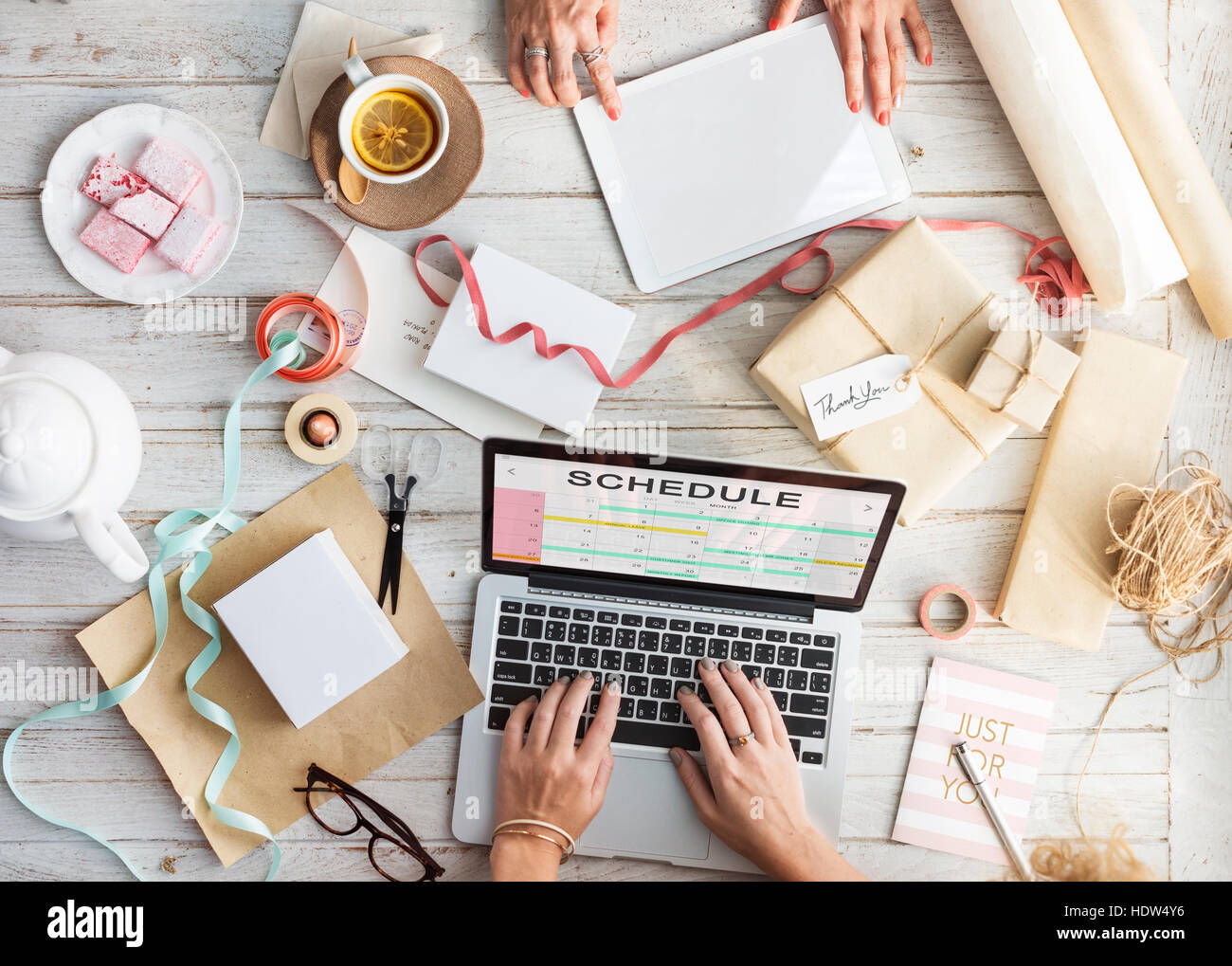 Planner Calendar Schedule Date Concept Stock Photo - Alamy