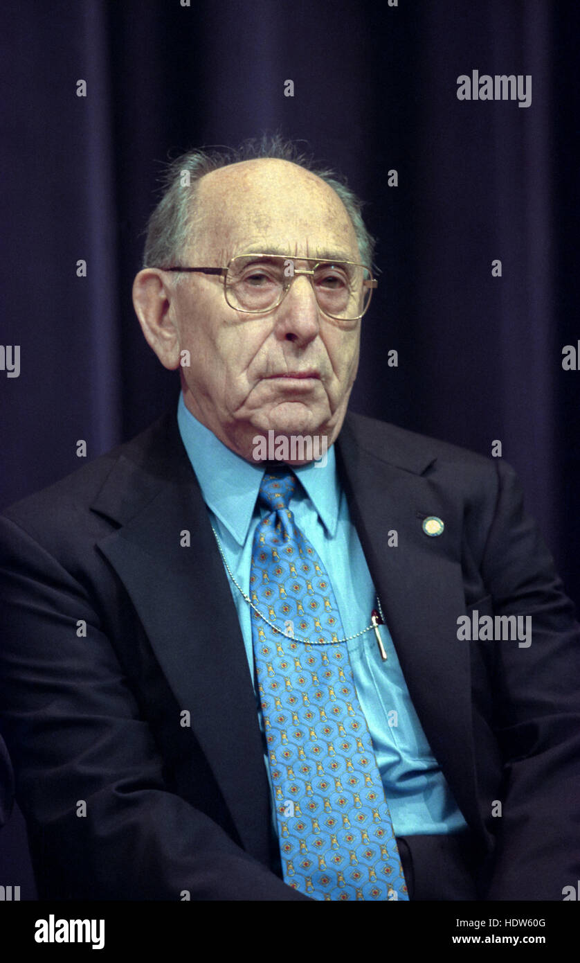 Holocaust Museum Chairman Miles Lerman at the opening ceremony for the ...