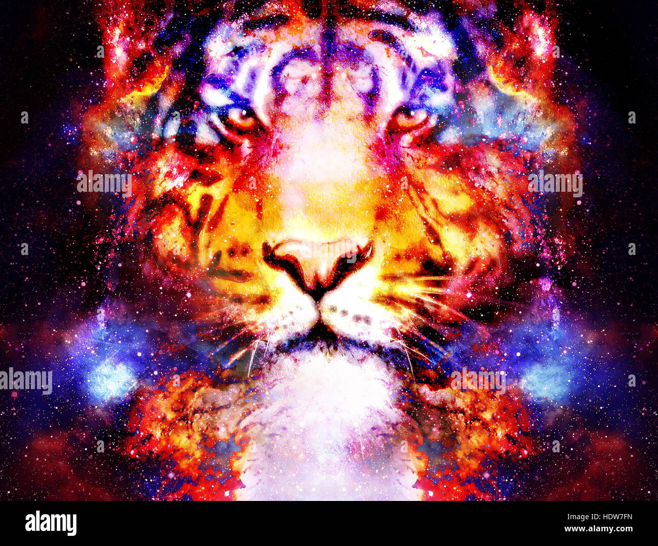 Space Tiger Wallpaper