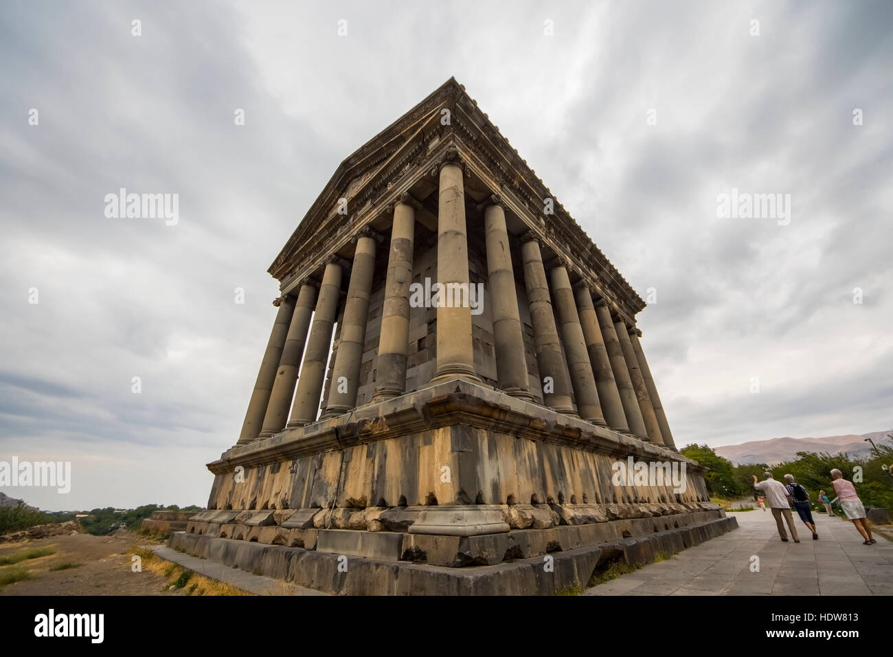 Temple of Garni; Garni, Azat Valley, Armenia Stock Photo - Alamy