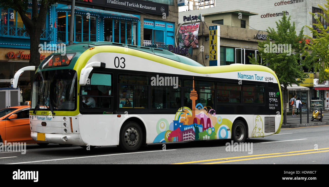 Public bus seoul south korea hi-res stock photography and images - Alamy