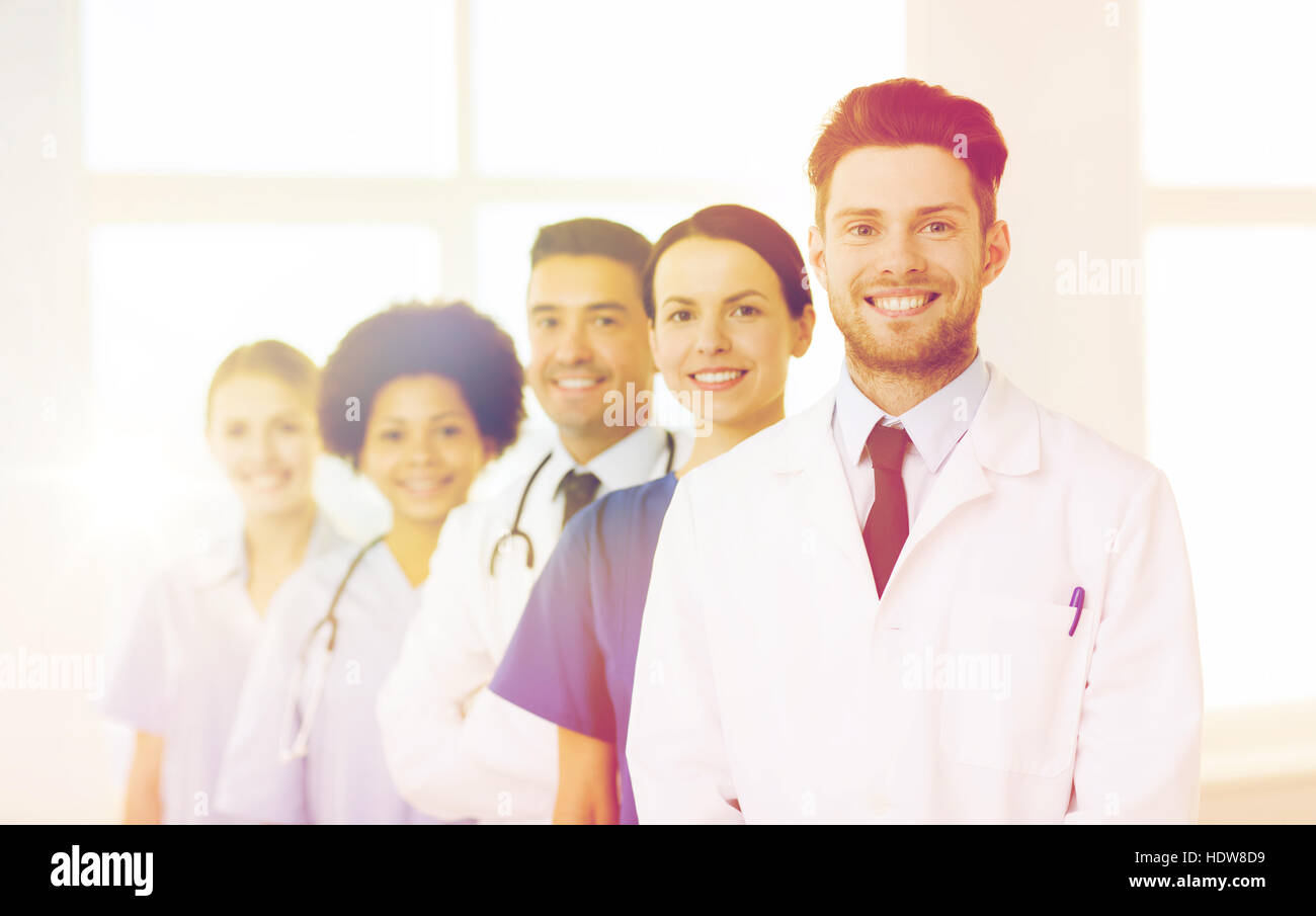group of happy doctors at hospital Stock Photo - Alamy