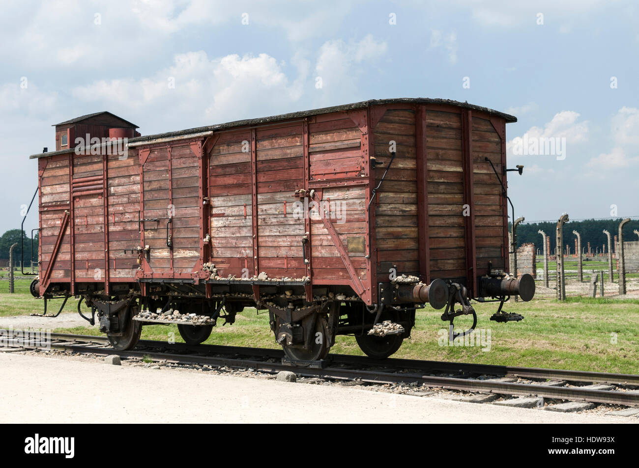 The only surviving wagon that transported thousands of Jews and other ...