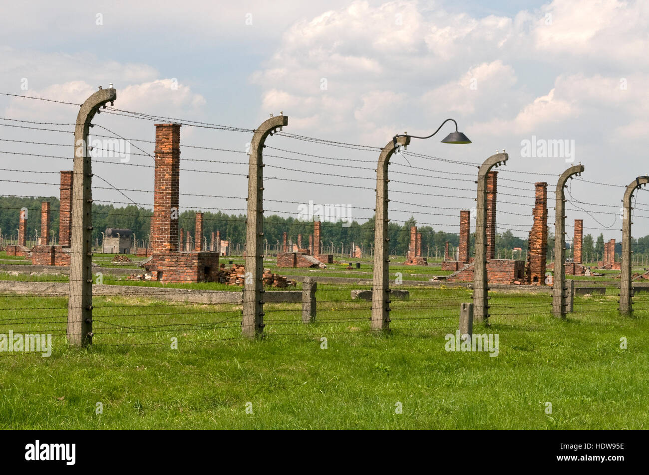 Chimneys auschwitz concentration camp hi-res stock photography and ...