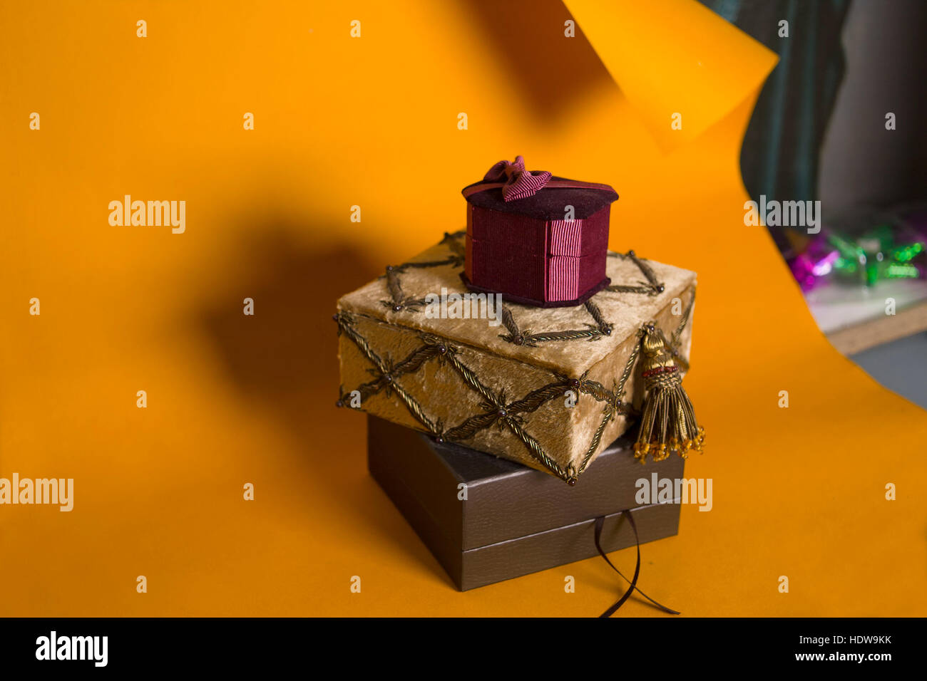 Various Gift Boxes Stock Photo - Alamy