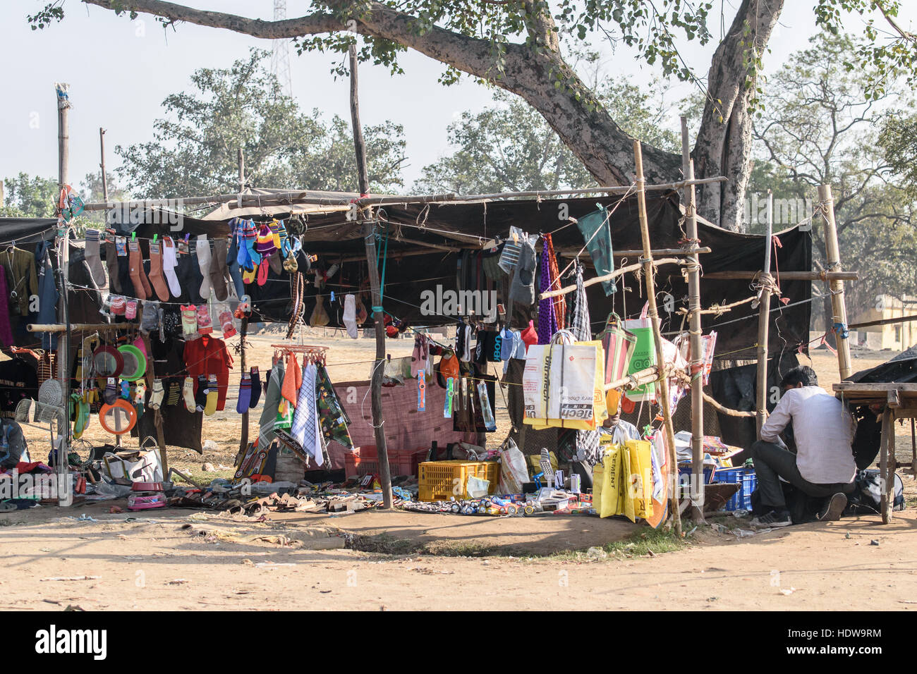 Indian poor shopkeeper hi-res stock photography and images - Alamy