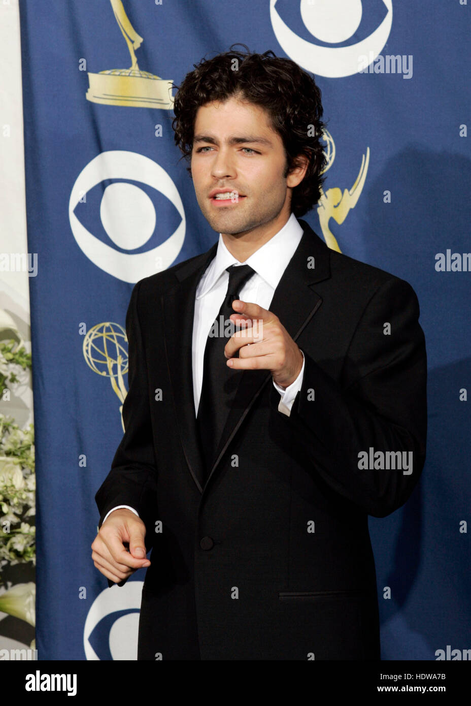 Adam Grenier at the 57th Annual Emmy Awards at the Shrine Auditorium in ...