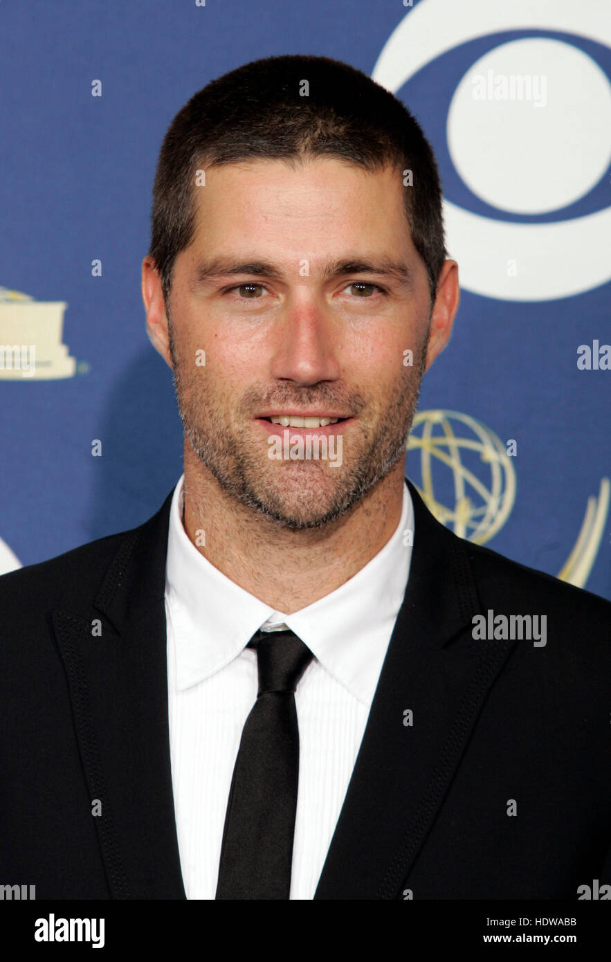 Matthew Fox at the 57th Annual Emmy Awards at the Shrine Auditorium in ...