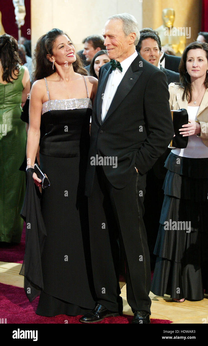 Clint Eastwood and his wife, Dina, arrives at the 77th Annual Academy ...