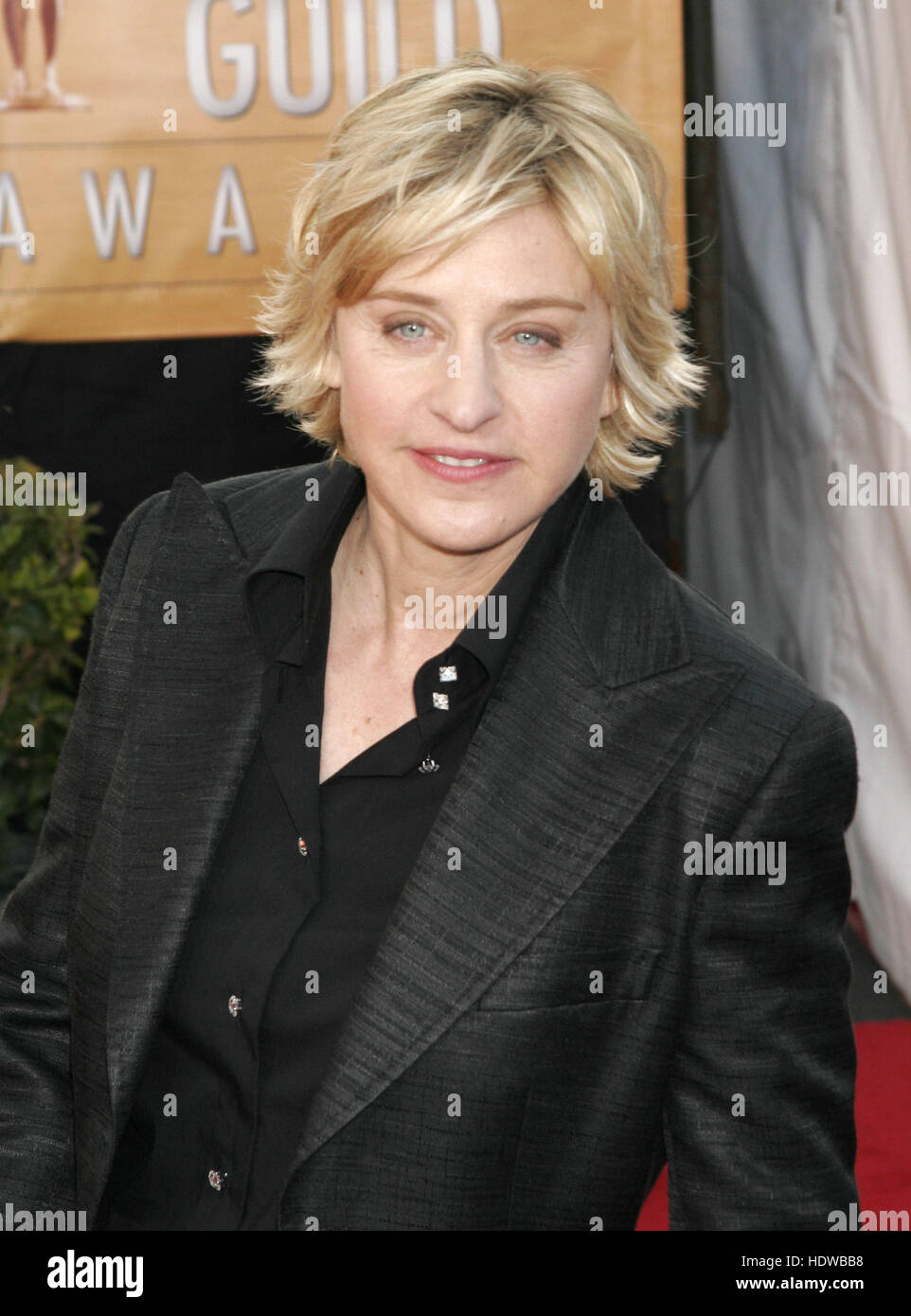 Ellen Degeneres at the Screen Actors Guild Awards in Los Angeles on Feb ...