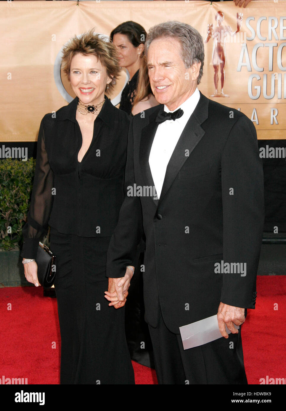 Actress Annette Bening, left, and her husband, actor Warrenn Beatty ...