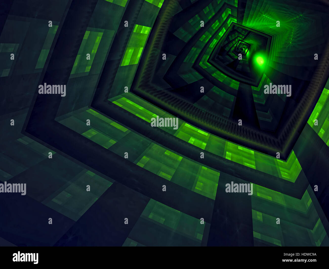 Mystery green background - abstract digitally generated image Stock ...