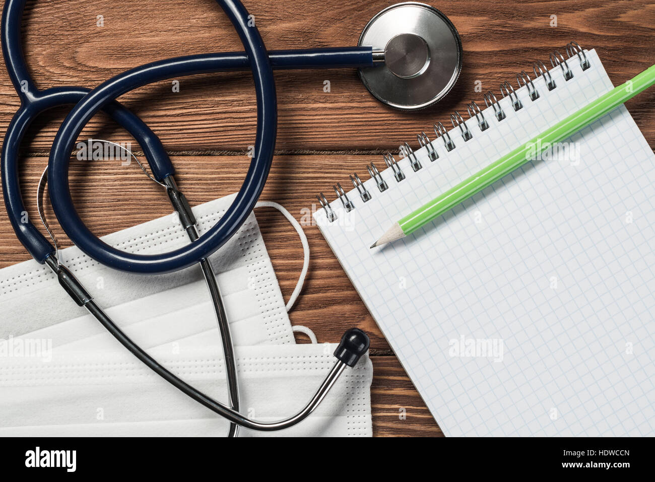 Workplace of a doctor Stock Photo - Alamy