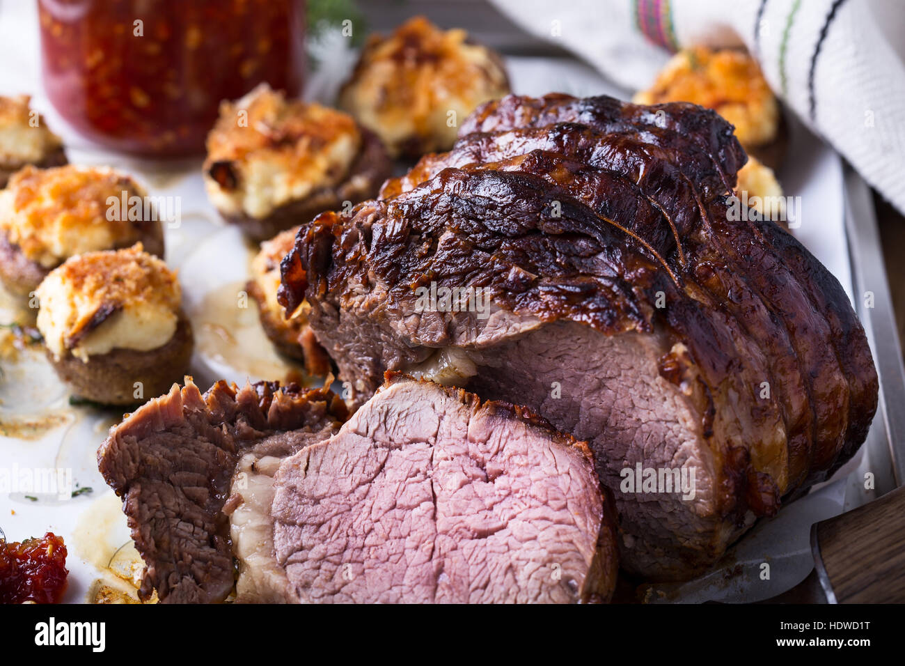 Rib eye roast hi-res stock photography and images - Alamy