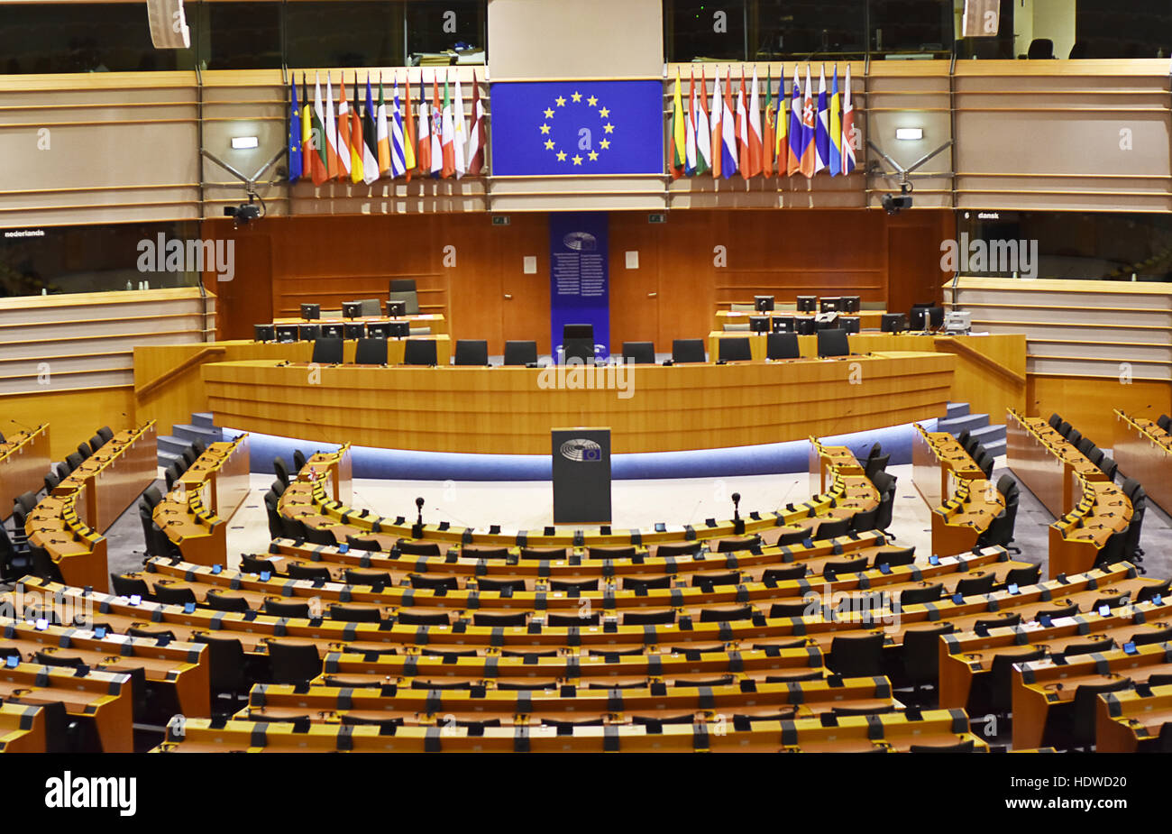 interior europe parliament Stock Photo - Alamy