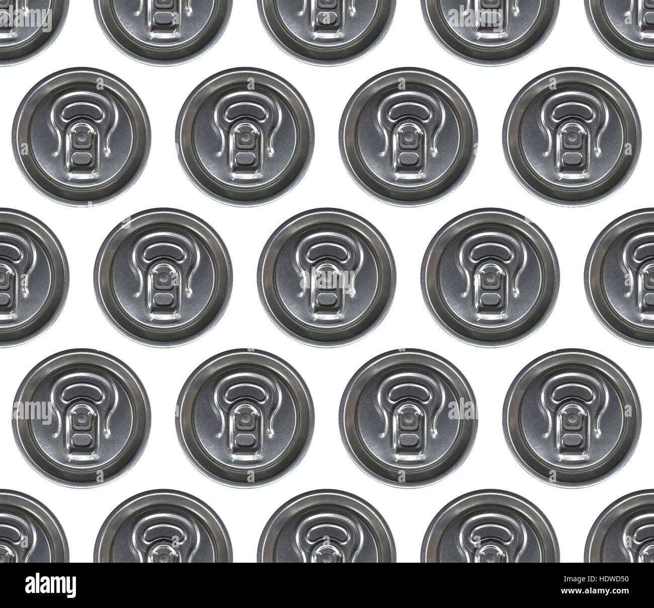 Seamless pattern made of cans from above Stock Photo - Alamy