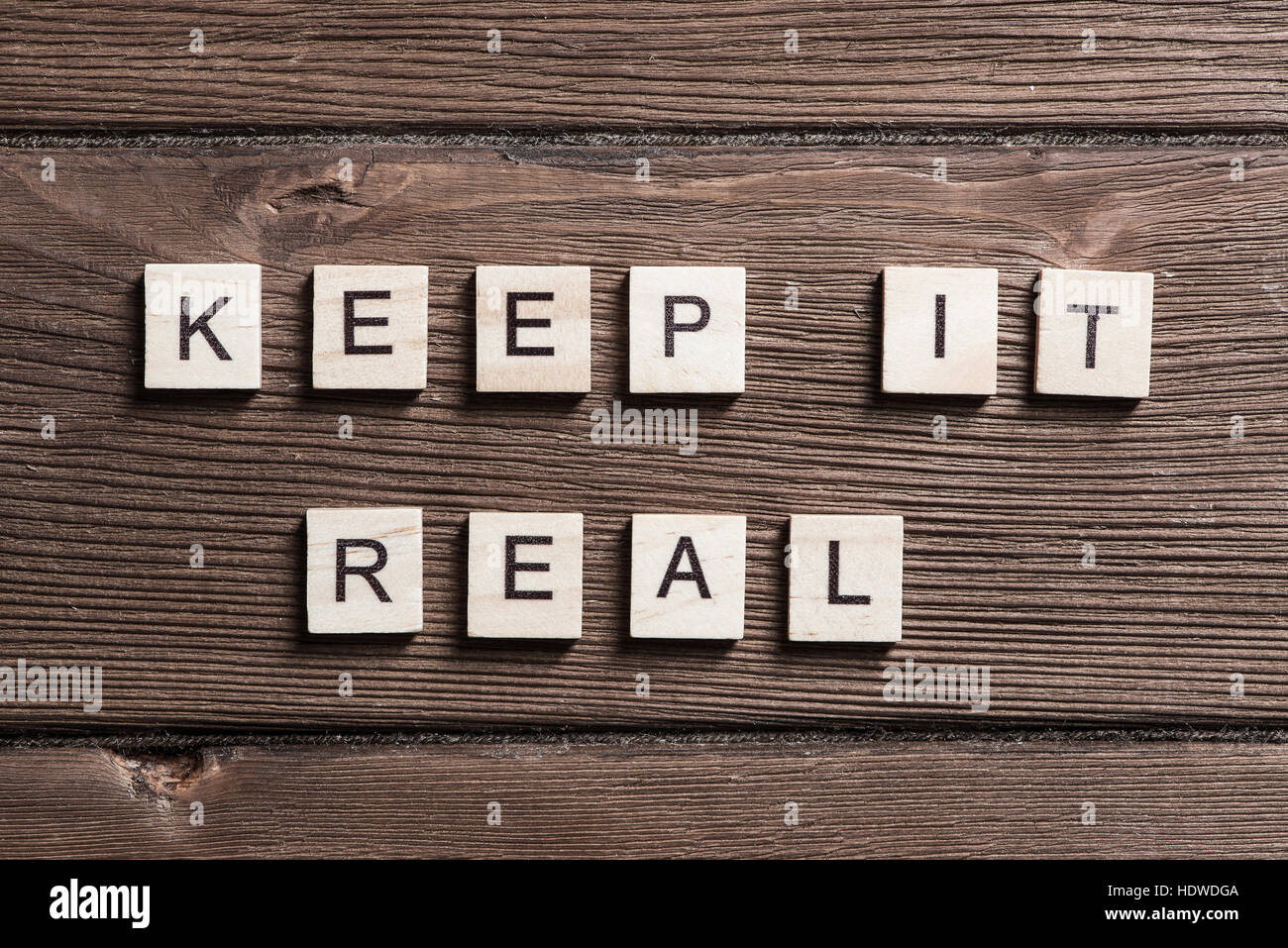 keep it real motivation Stock Photo - Alamy